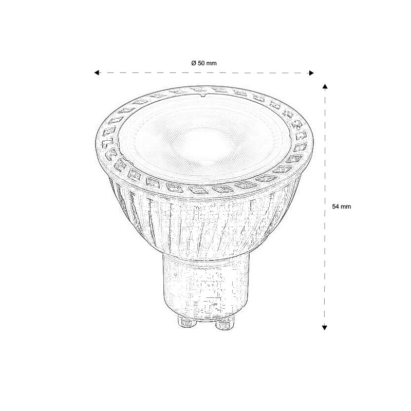 Lucide GU10 ampoule LED dimmable, Jordan, noire, 5w, dim to warm ...