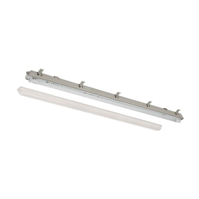 Réglette 120 cm étanche - Dura - pour 1 tube LED - IP65 | Lampgiant.fr